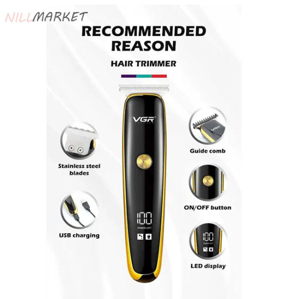 ماشین اصلاح وی جی ار VGR V-966 - فروشگاه نیل مارکت